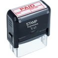 StampExpression Paid Date & Check Number Rubber Stamp, A-5811 - Walmart.com