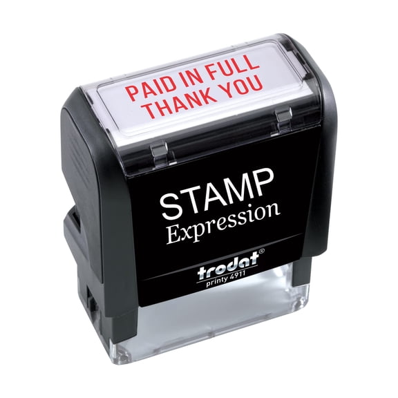 Paid Full Stamp