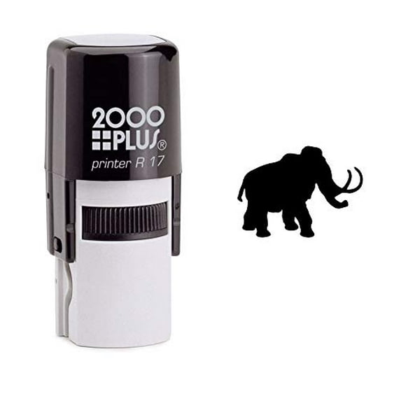 StampExpression - Prehistoric Mammoth Self Inking Rubber Stamp - Black ...