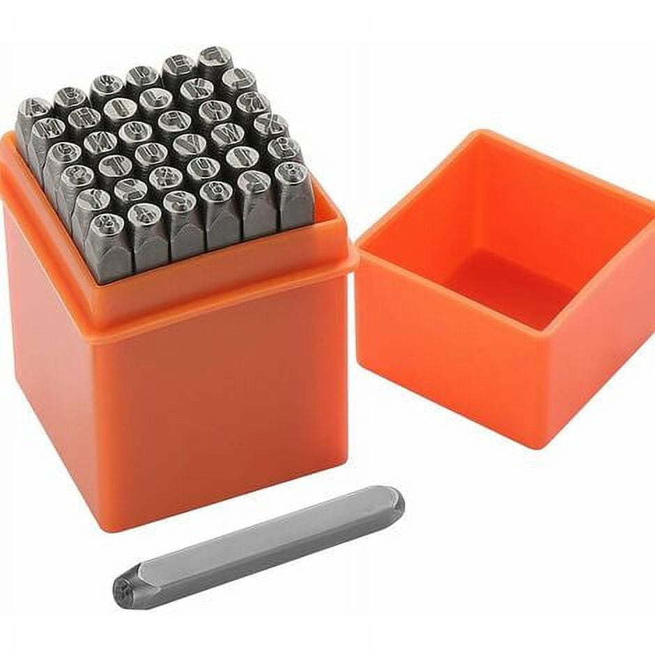 Stamped Letters A-Z, Numbers 0-9 for Crafting on Metal, Plastic, Wood ...