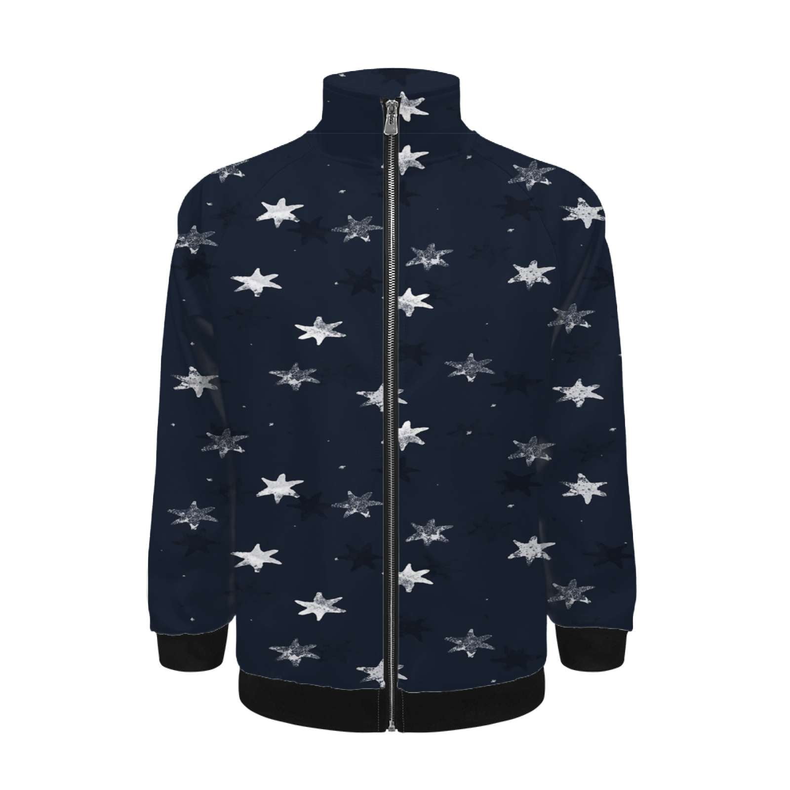 Stamped Star Jacket Men's Street Cool Long Sleeves Coat Personality ...