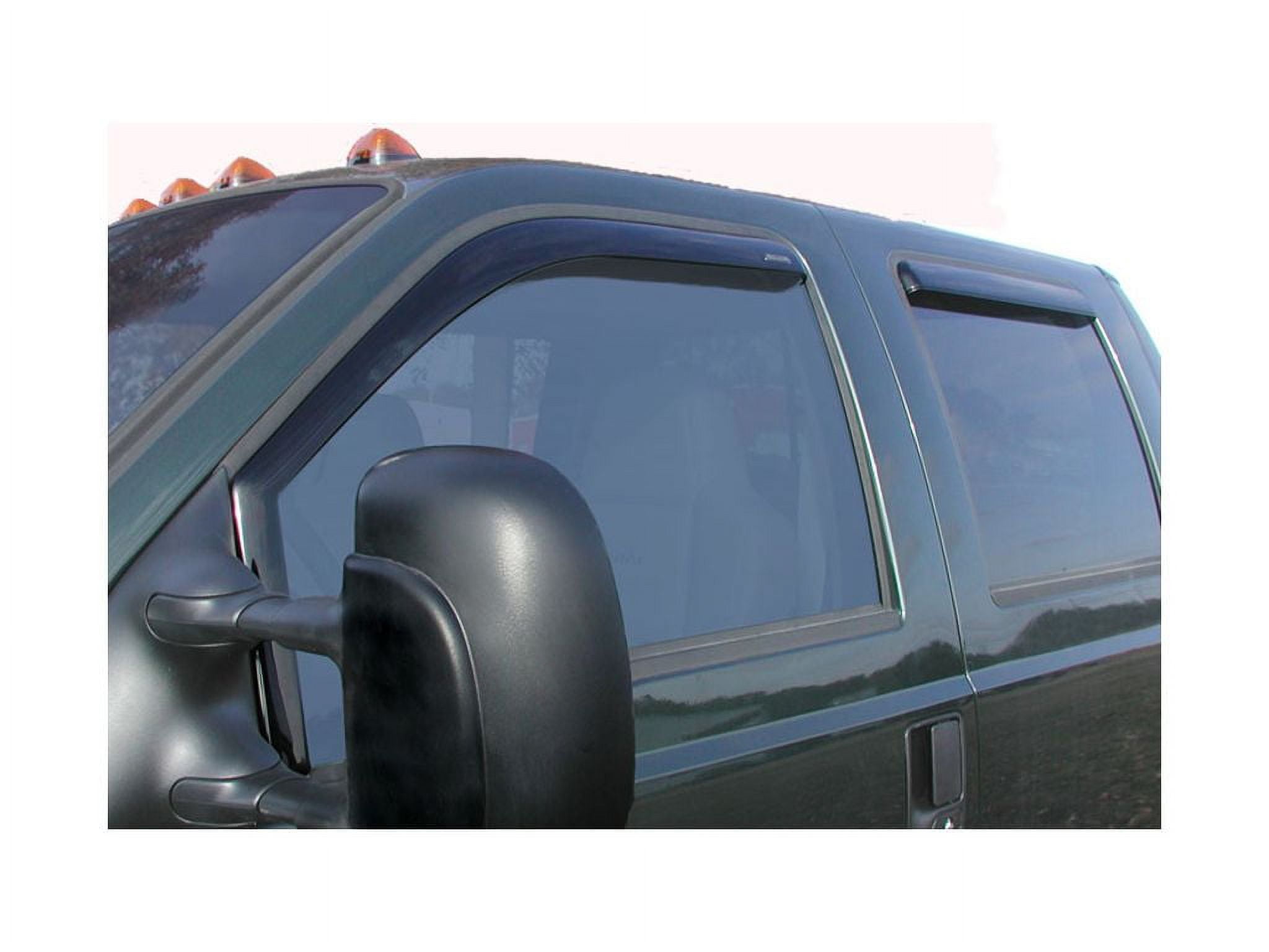 Stampede 41222-2 Snap-Inz Sidewind Deflector, Smoke, 4 Piece Fits ...