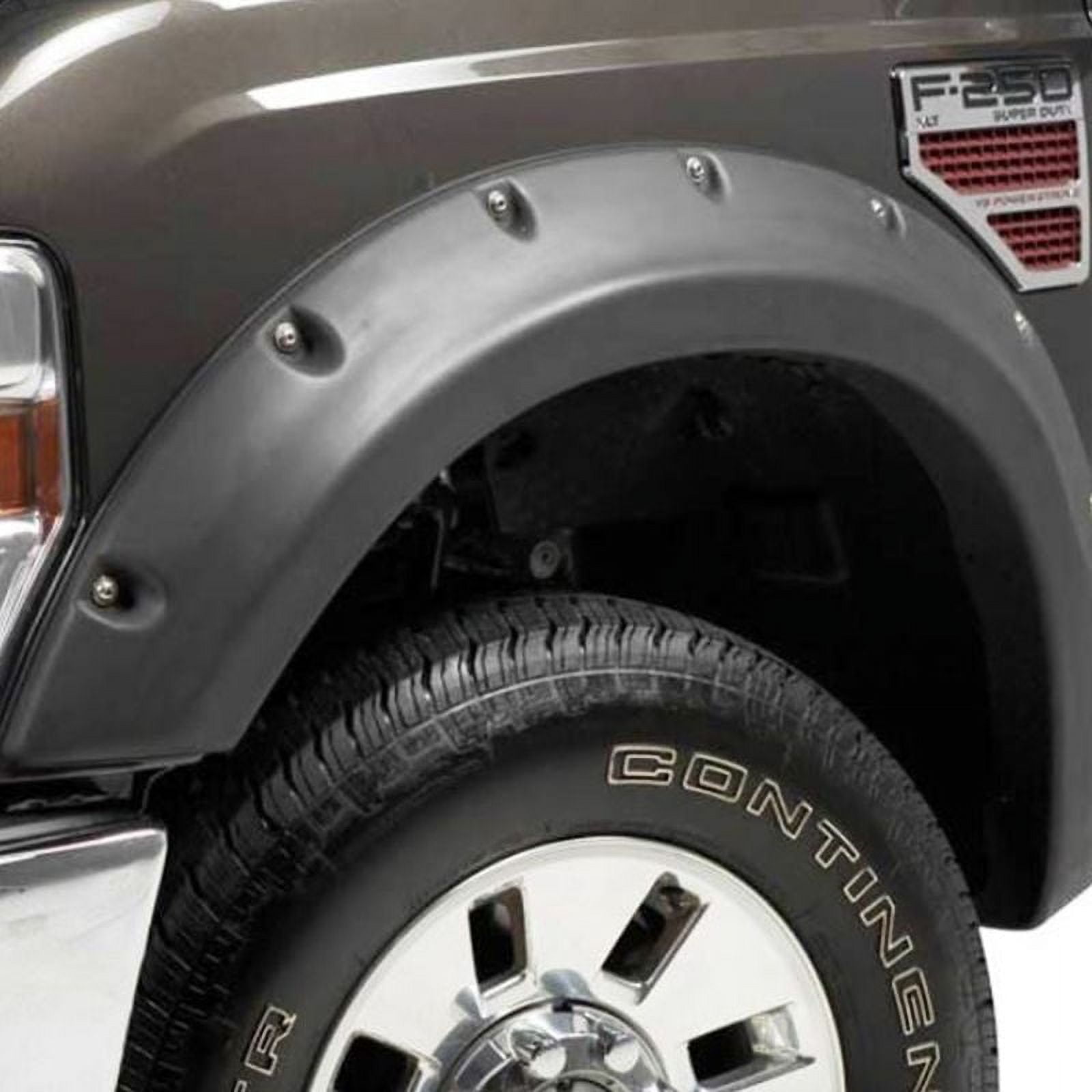 Stampede 8432 2 Black Ruff Riderz Smooth Finish 4 Piece Fender Flare ...
