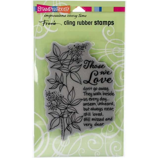 Stampendous Cling Stamp -Those We Love - Walmart.com