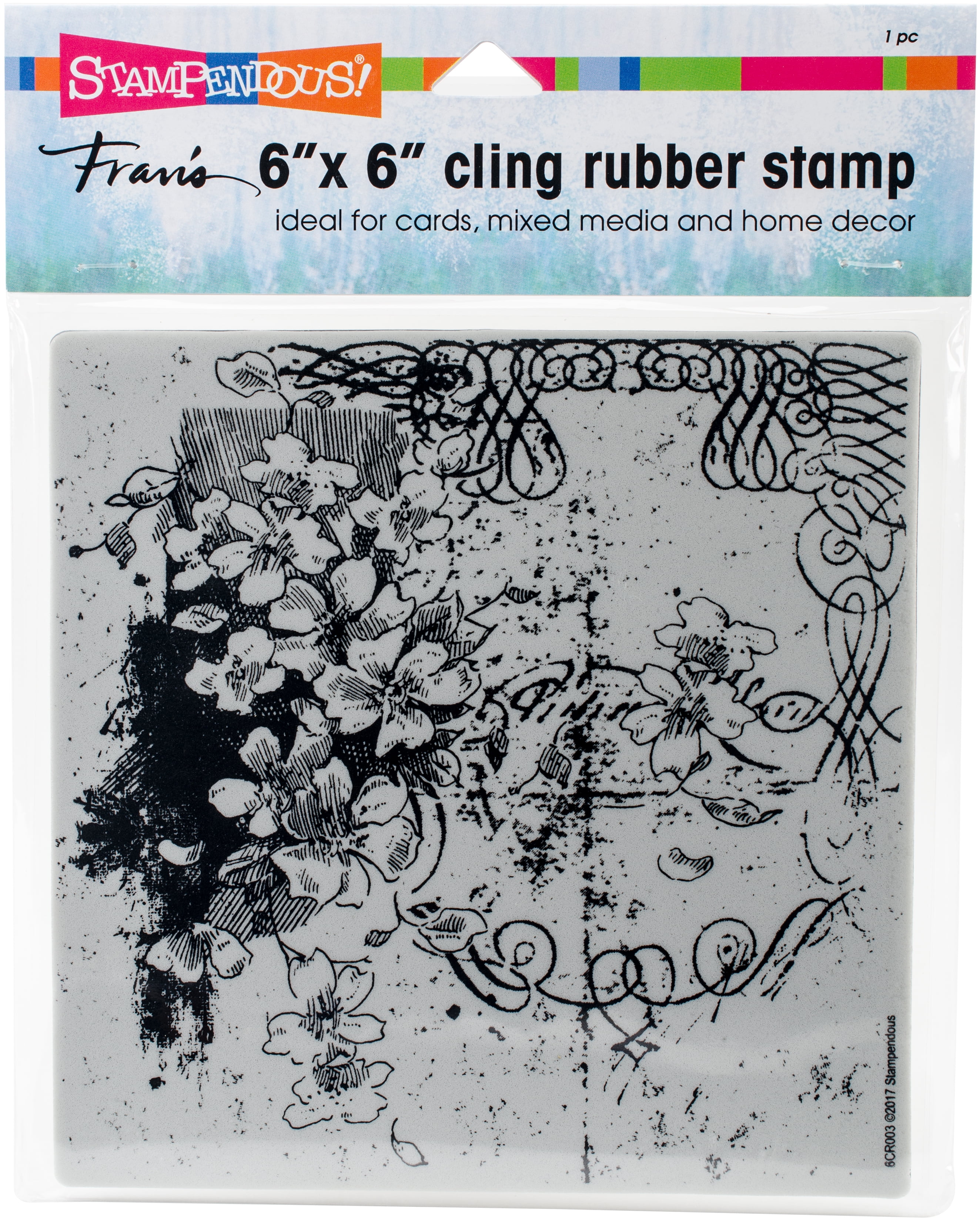 Stampendous Cling Stamps Blossom Scroll - Walmart.com