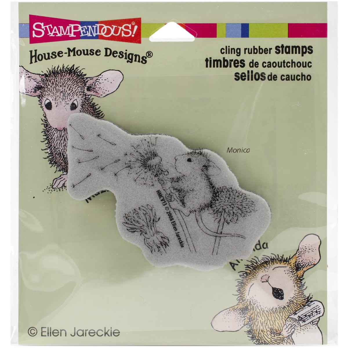 Stampendous House Mouse Cling Stamp 3.5"X4" -Make A Wish - Walmart.com