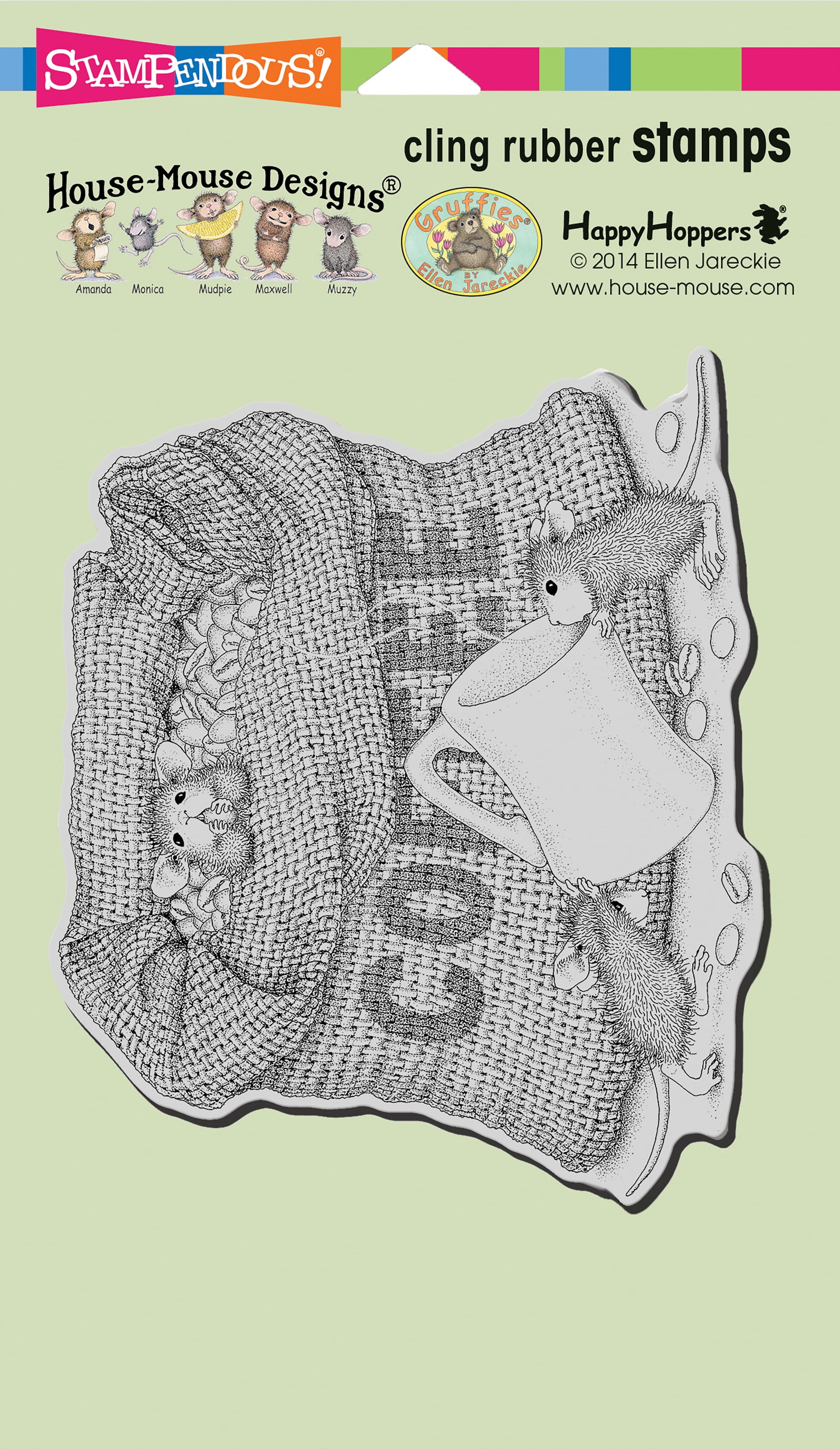 Stampendous House Mouse Cling Stamp-Coffee Break - Walmart.com