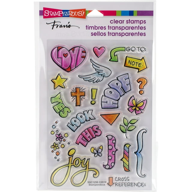 Stampendous Perfectly Clear Stamps -Bible Journal - Walmart.com
