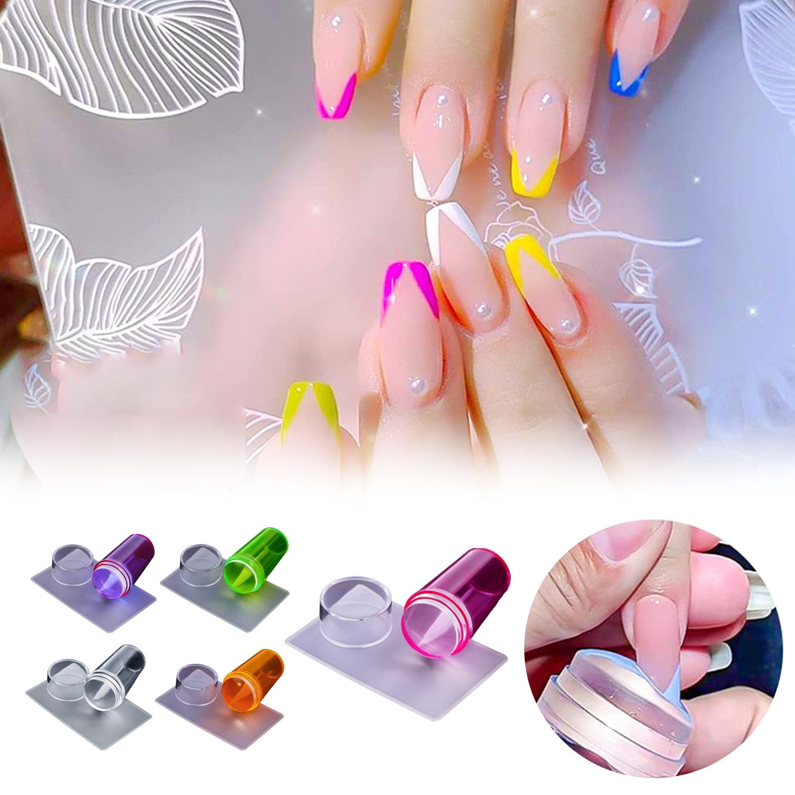 Stamper Clear Silicone Stamping Jelly With Scraper Transparent Visible ...