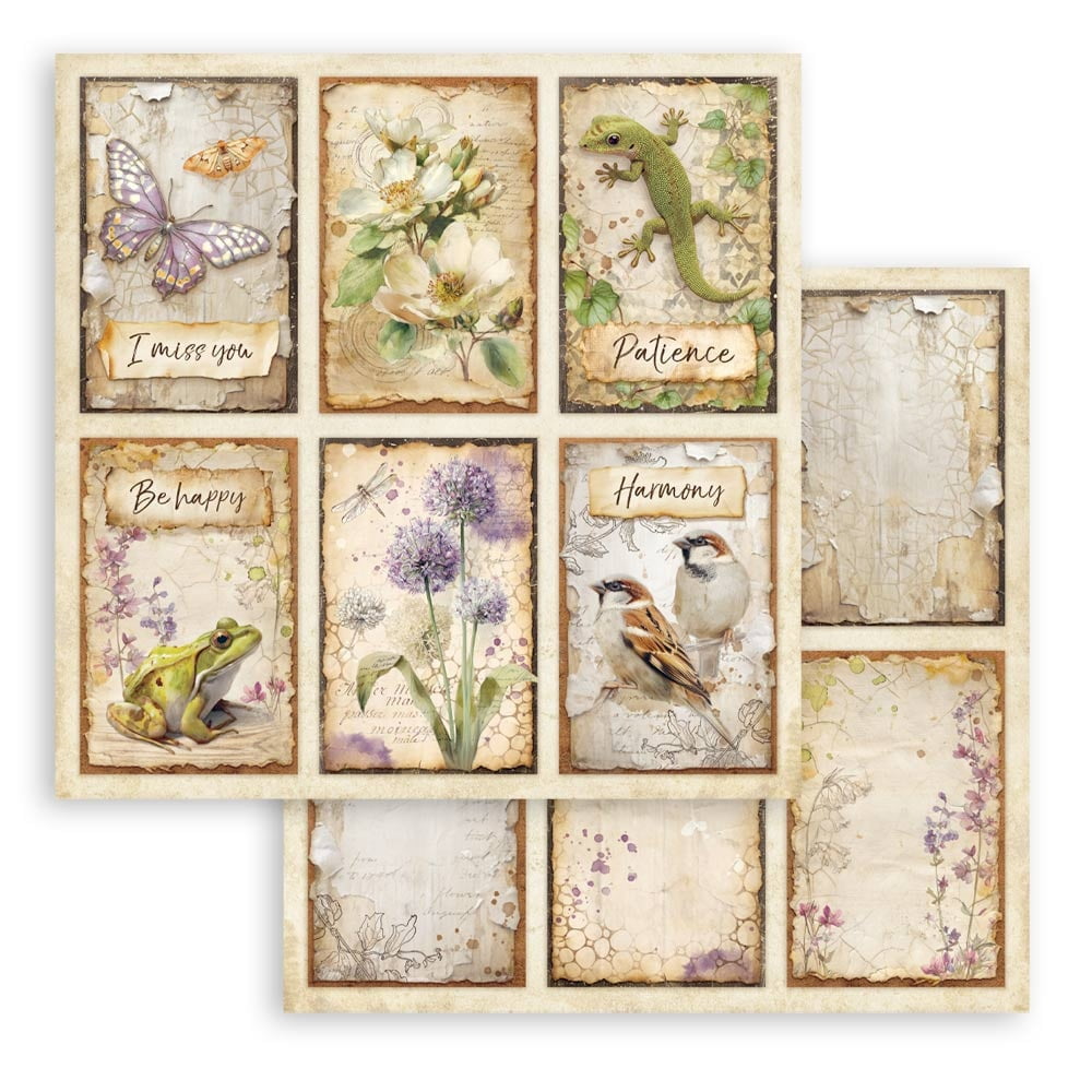 Stamperia All Around Double-Sided Cardstock 12"x12"-6 Cards - Walmart.com