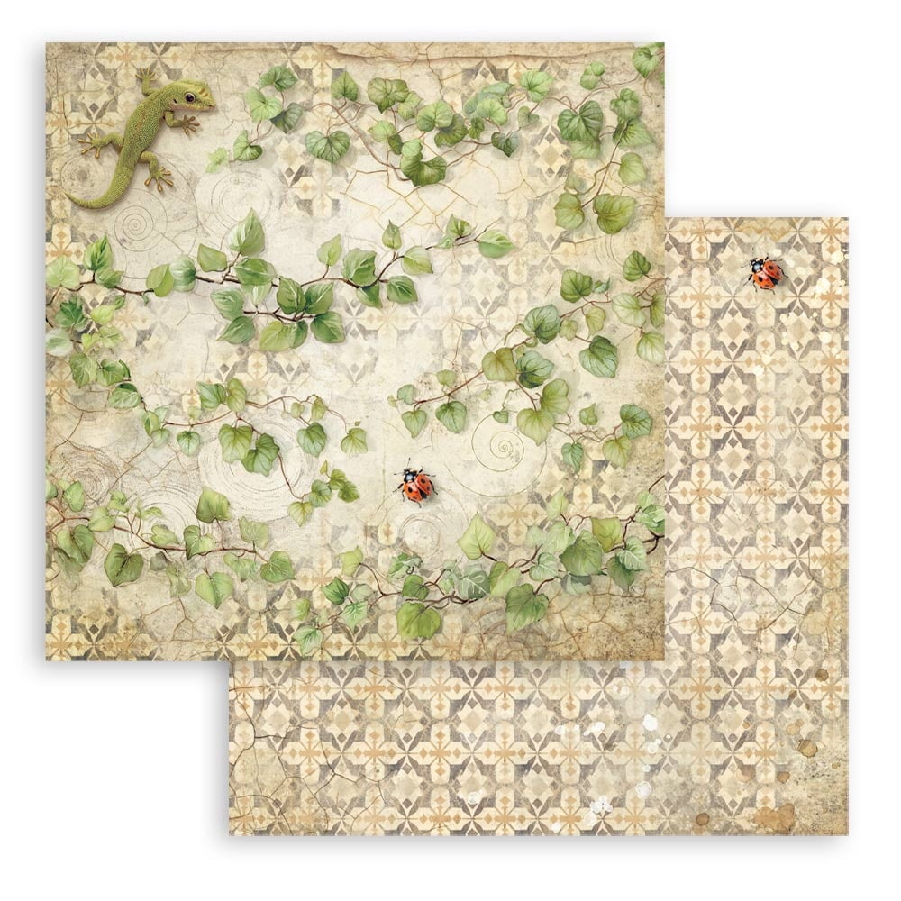 Stamperia All Around Double-Sided Cardstock 12"x12"-Ivy - Walmart.com