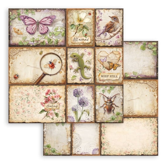 Stamperia All Around Double-Sided Cardstock 12"x12"-Mixed Cards ...