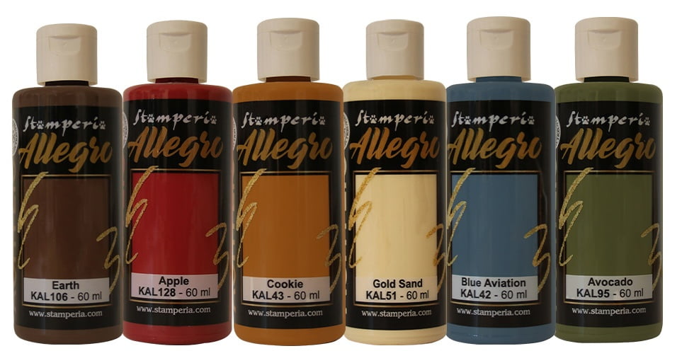 Stamperia Allegro Paint Set 6/Pkg-Sir Vagabond In Fantasy World ...