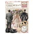 Stamperia Cardstock Ephemera Adhesive Paper Cut Outs-Romance Forever ...
