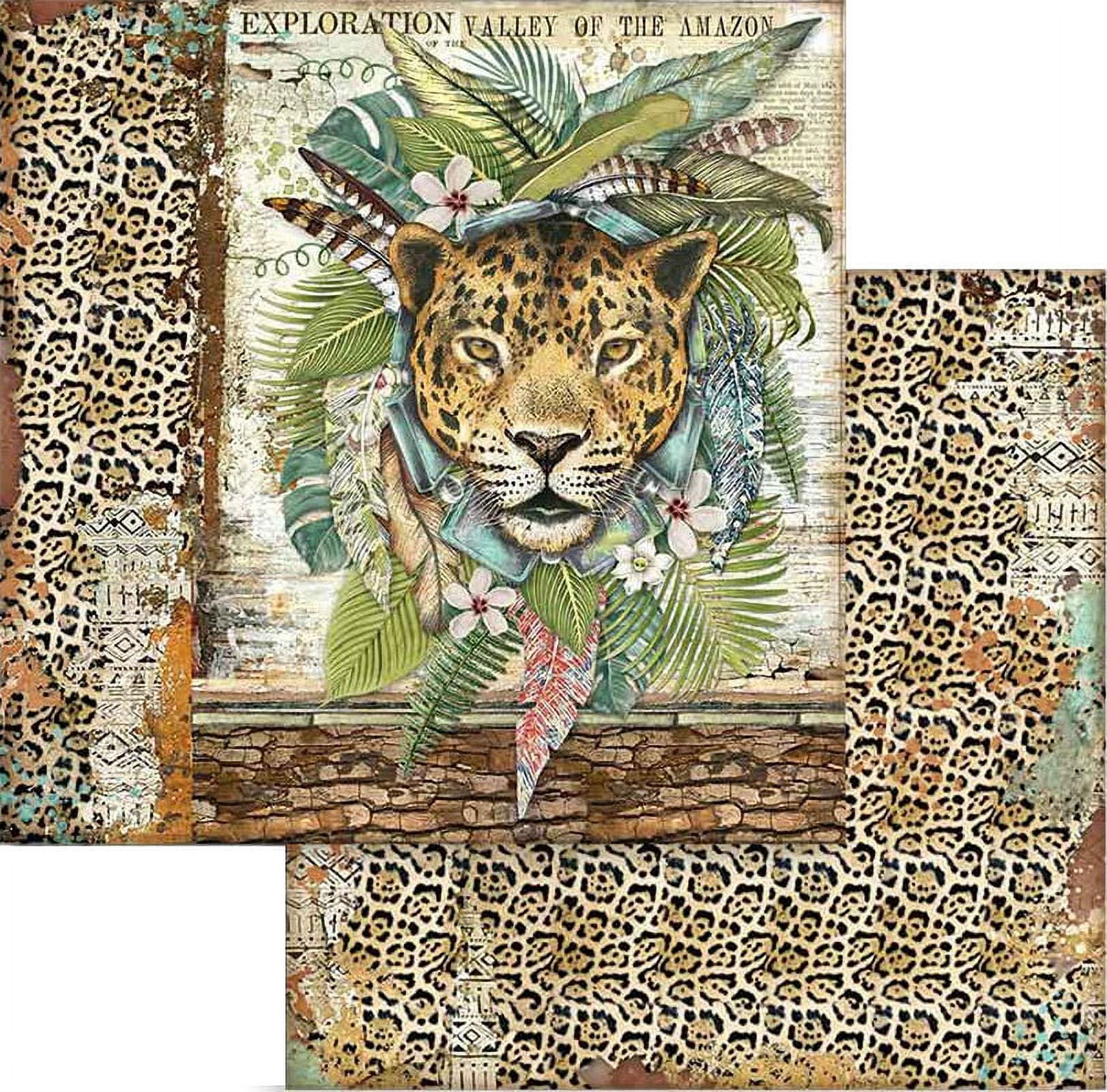 Stamperia Double-Sided Paper Pad 8"X8" 10/Pkg-Amazonia, 10 Designs/1 ...