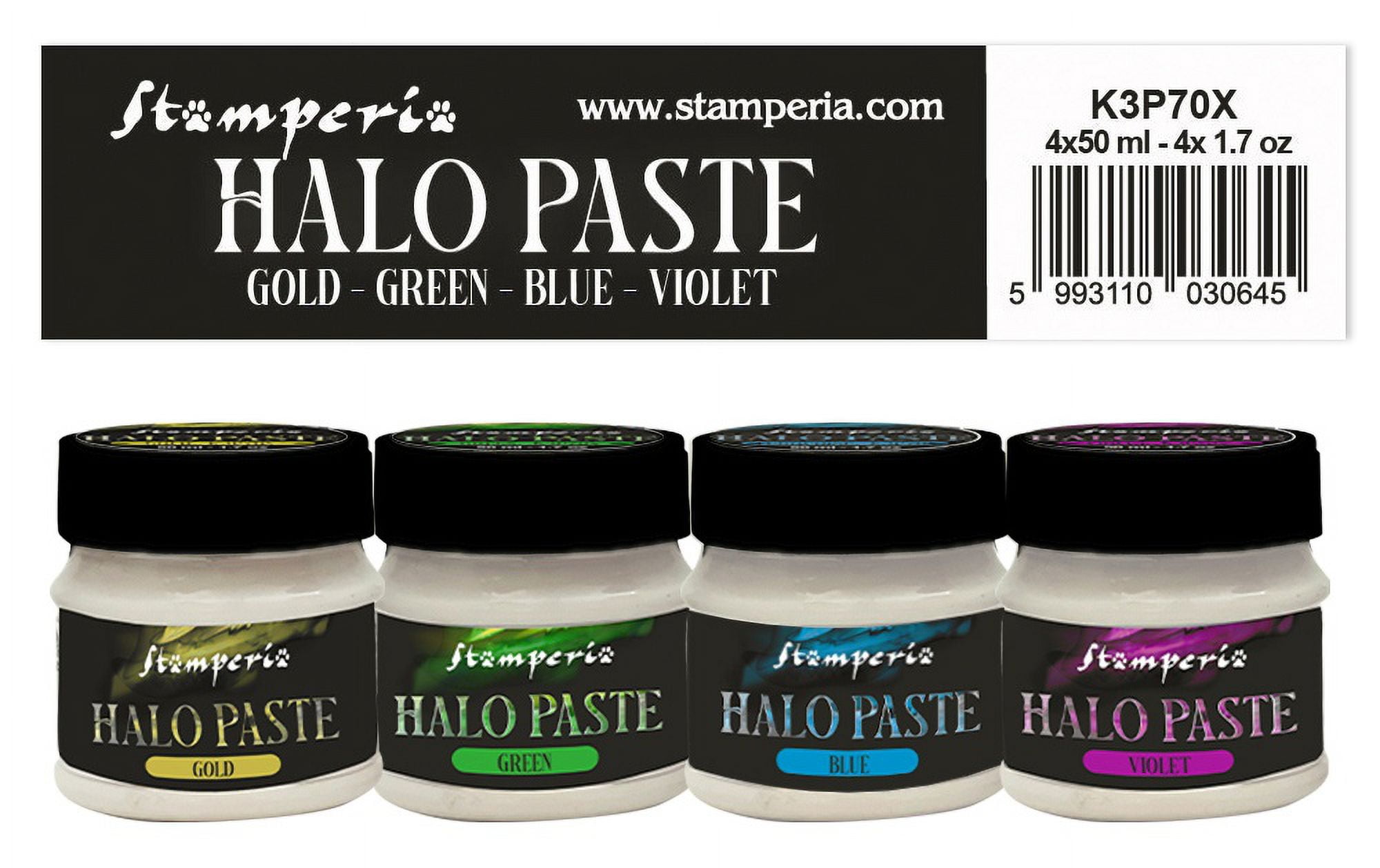 Stamperia Halo Paste 50ml 4/Pkg-Assorted - Walmart.com