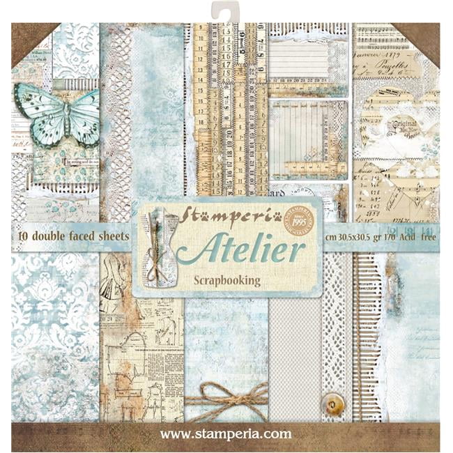 Stamperia International SBBL31 12 x 12 in. Album Scrapbooking Paper Pad ...