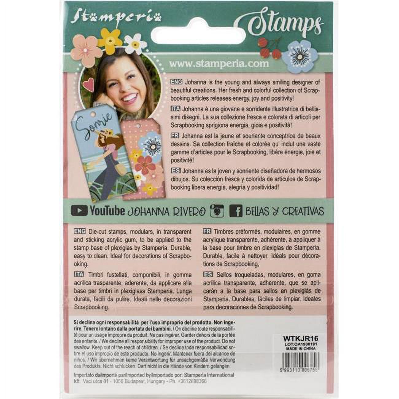 Stamperia Intl Label X Johanna Rivero - Walmart.com