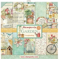 Stamperia SBBL47 12 x 12 in. Blue Land Paper Pad - 10 per Pack ...