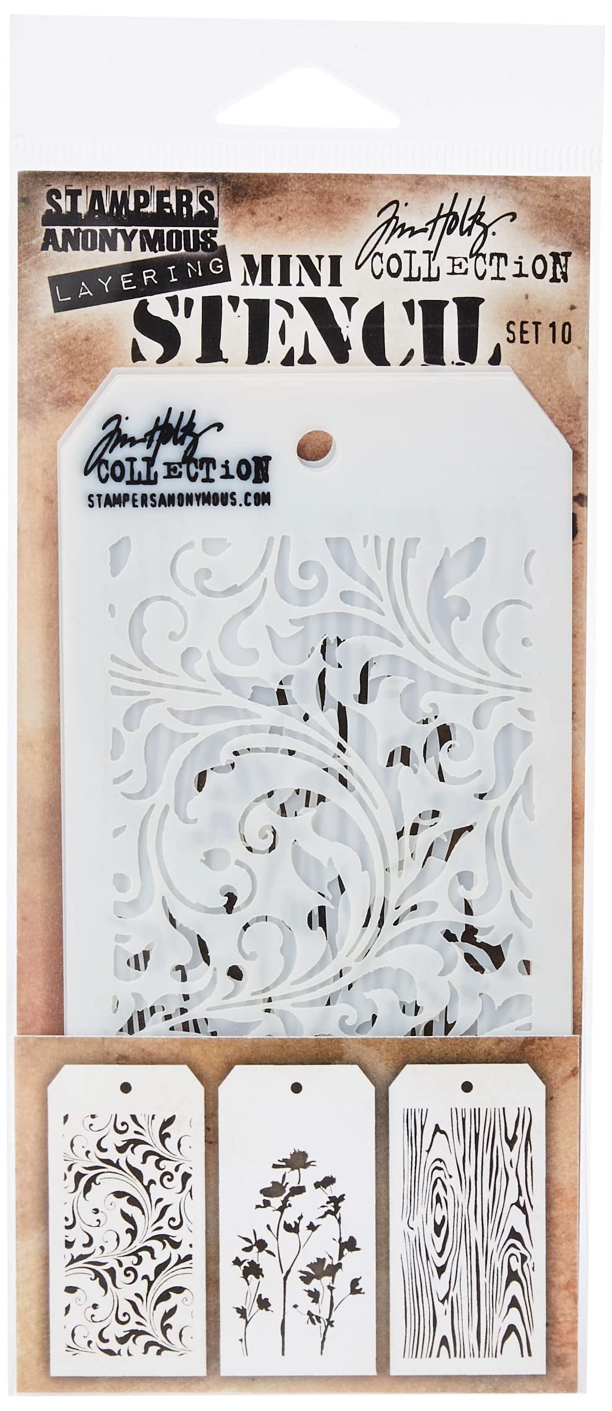 Stampers Anonymous StampersA Layering Stencil THoltz Mini #10 C57 ...