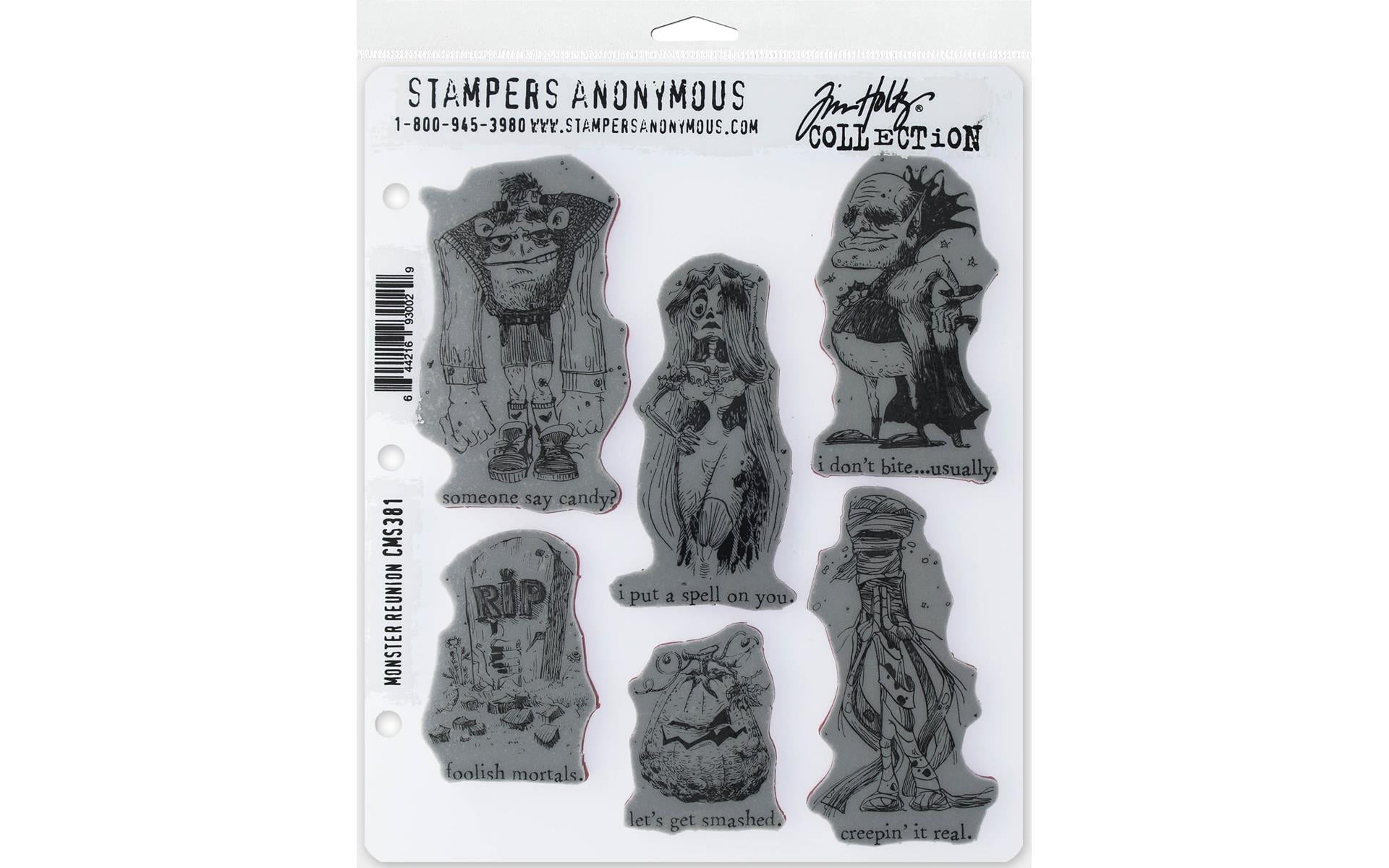 StampersA Cling Stamp THoltz Monster Reunion - Walmart.com