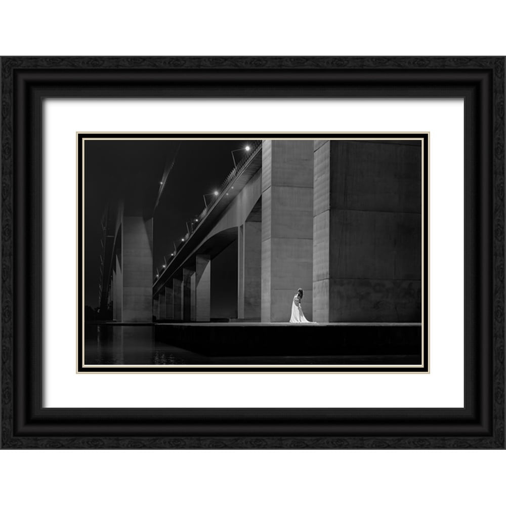 Stampfli, Craig 24x17 Black Ornate Wood Framed with Double Matting ...