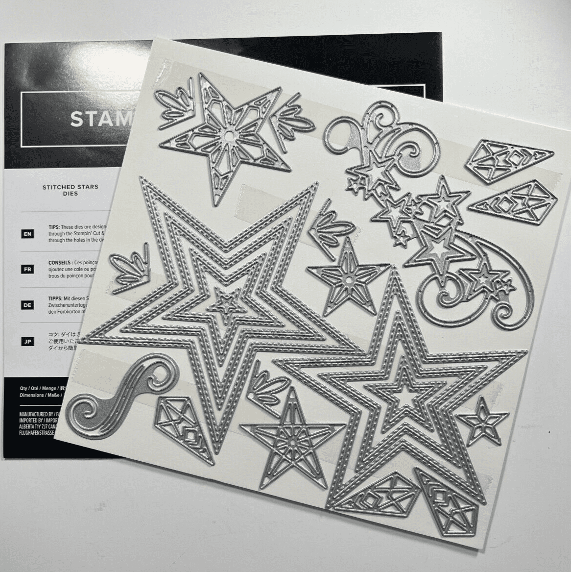 Stampin' Up! STITCHED STARS Dies - Brand New - Walmart.com