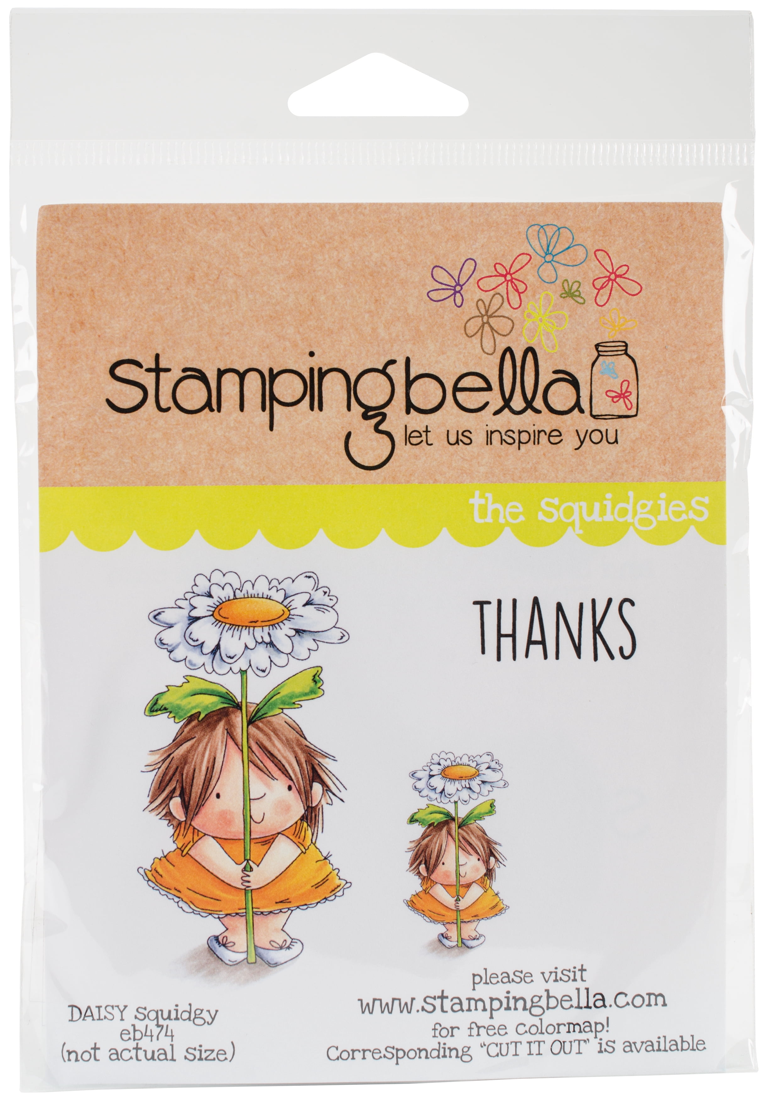 Stamping Bella Cling Stamps-Daisy Squidgy - Walmart.com