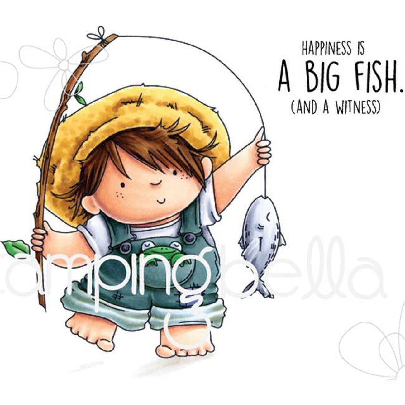 Stamping Bella Cling Stamps-Fishing Squidgy - Walmart.com