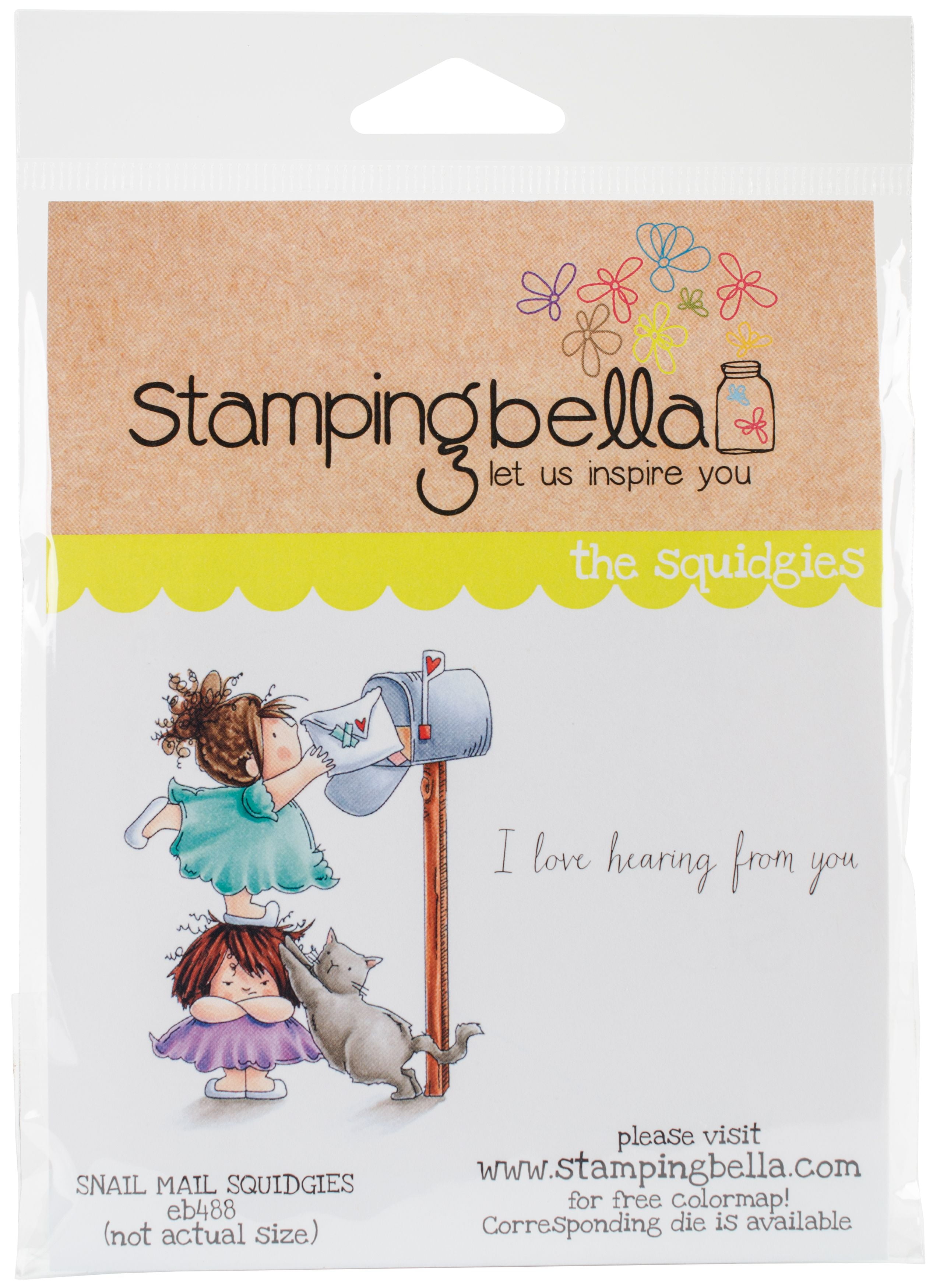 Stamping Bella Cling Stamps-Snail Mail Squidgy - Walmart.com