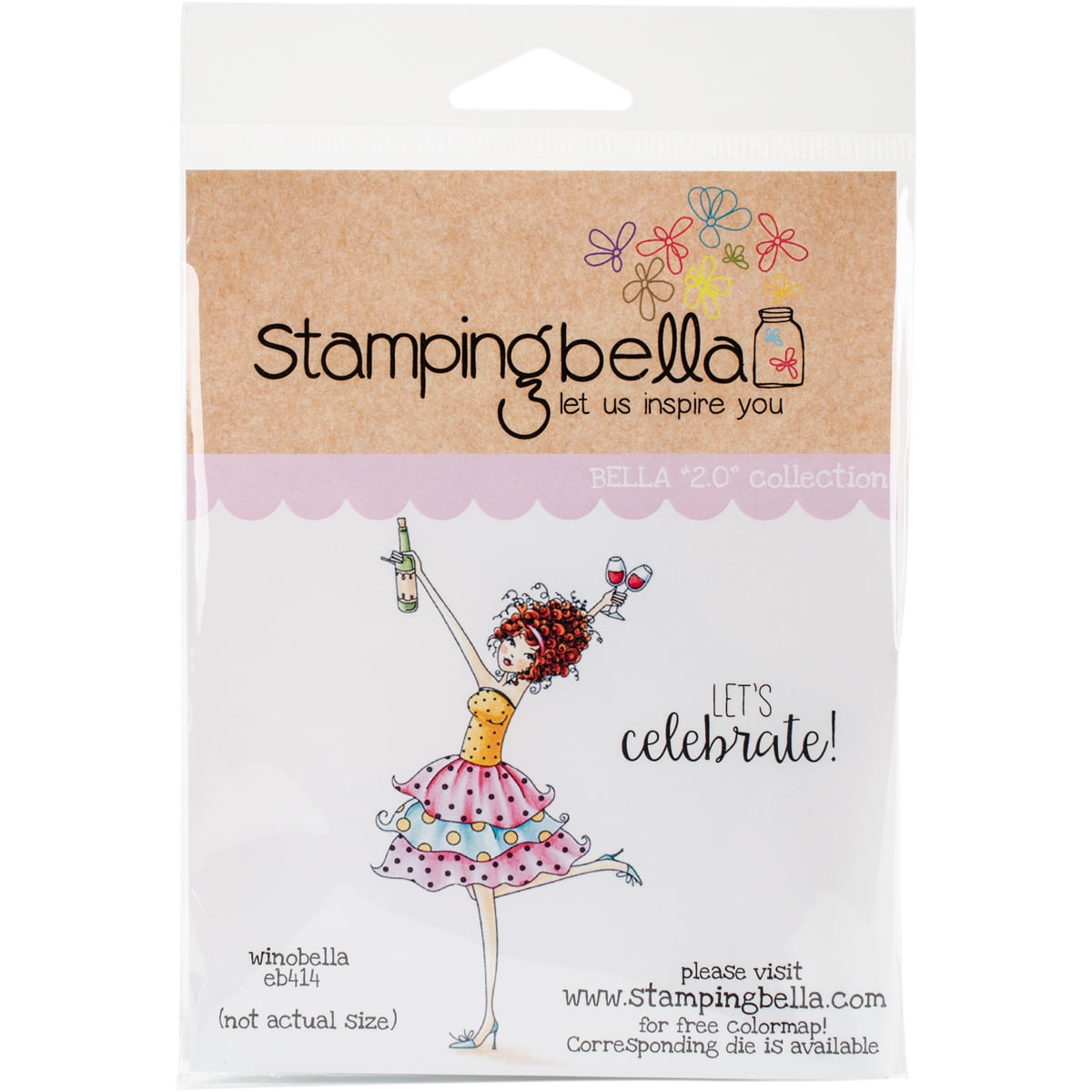Stamping Bella Cling Stamps-Winobella - Walmart.com