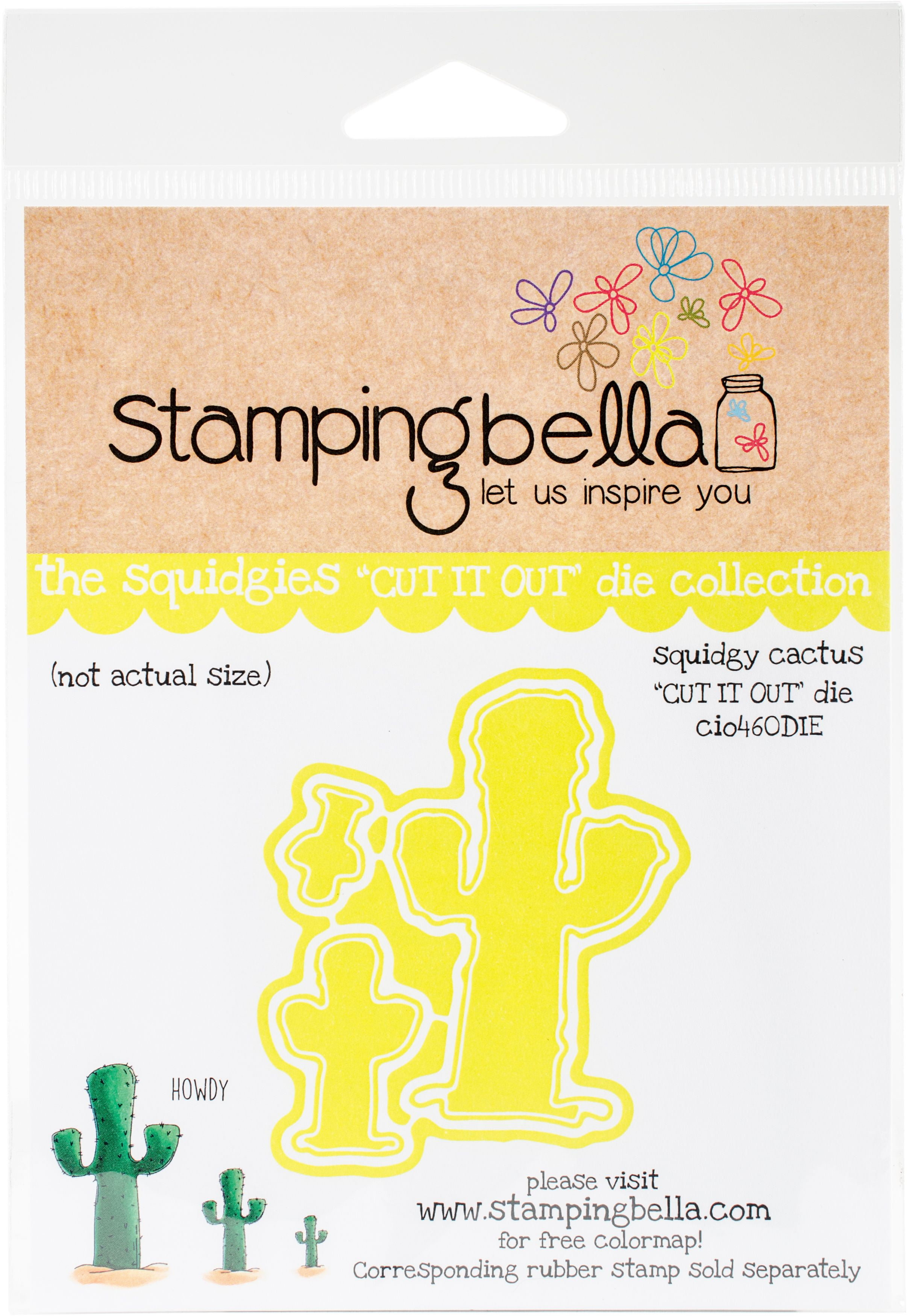 Stamping Bella Cut It Out Dies-Cactus Squidgy - Walmart.com