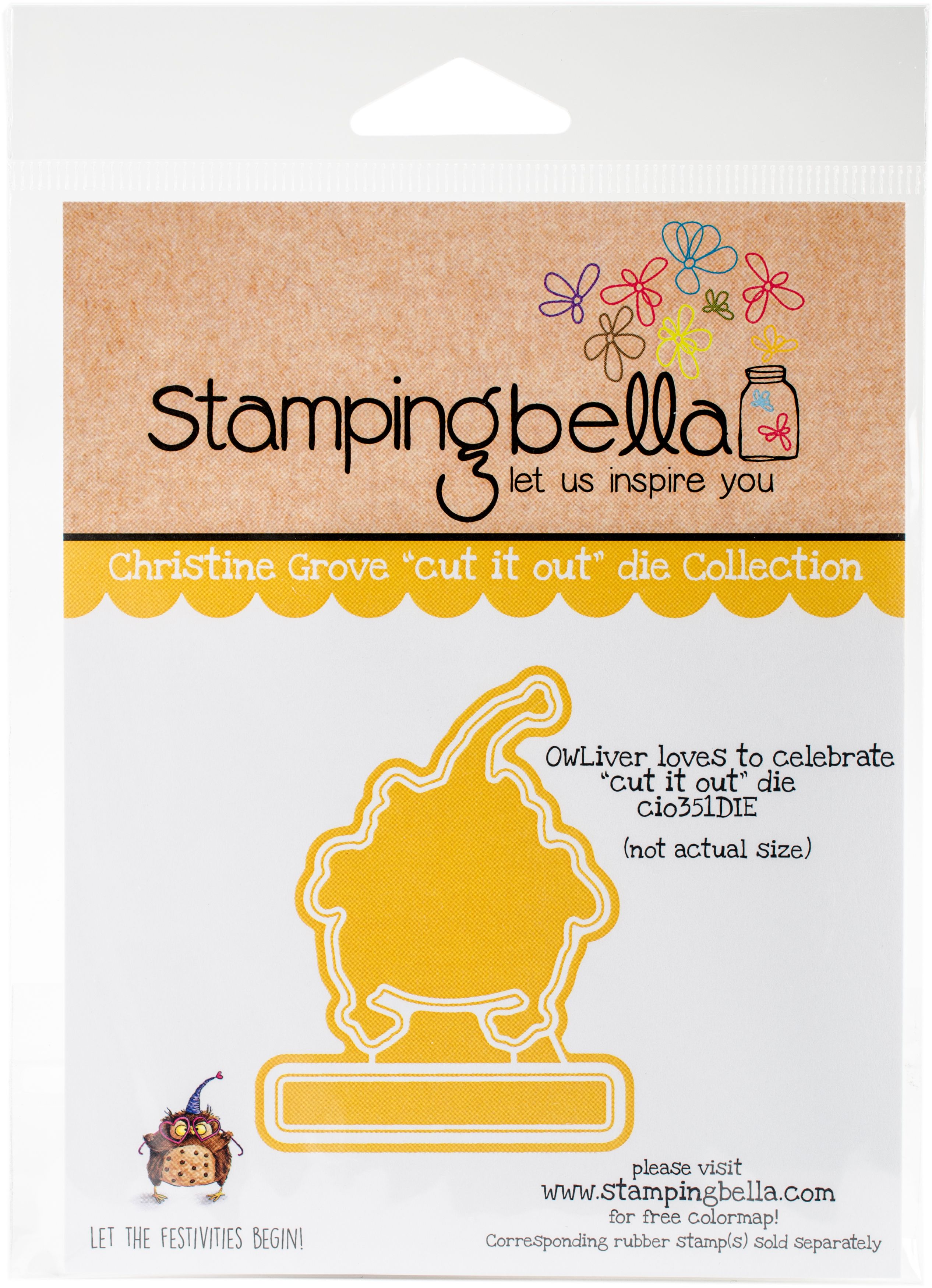 Stamping Bella Cut It Out Dies-Owliver Loves To Celebrate - Walmart.com
