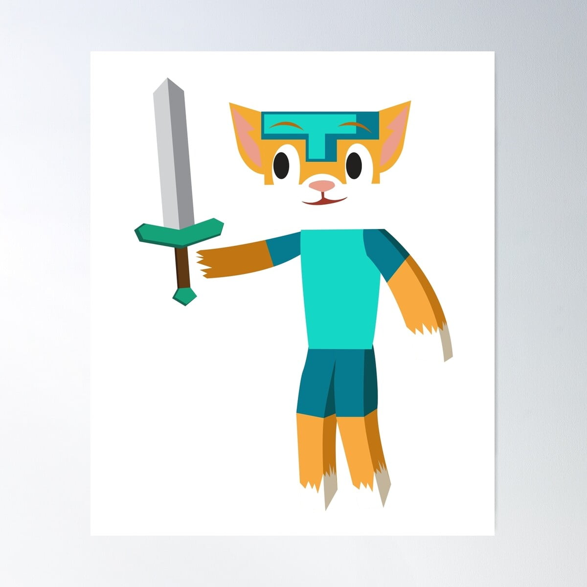 Stampy Cat Minecraft Youtuber - Stampylongnose, Stampylonghead Poster ...