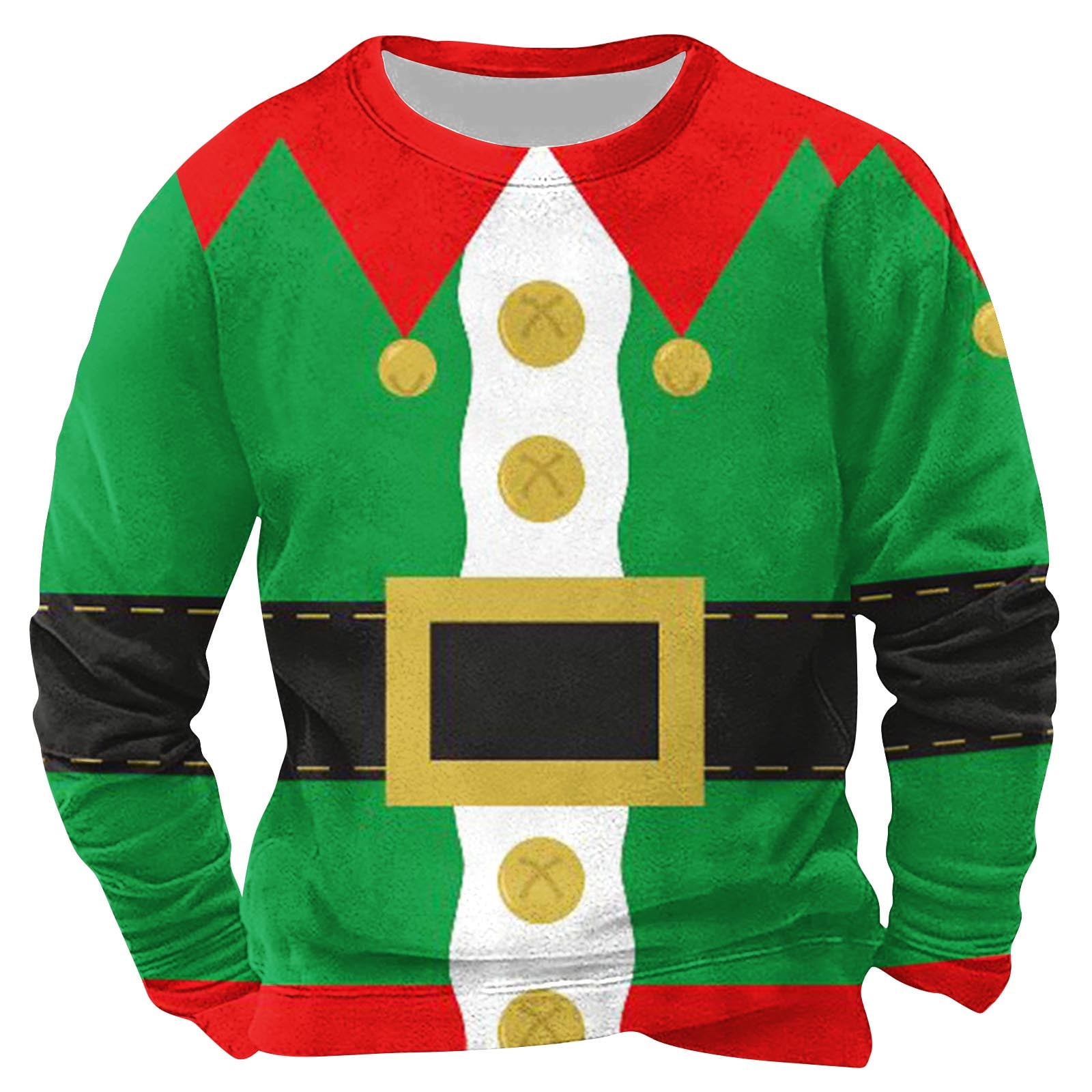 Stamzod Funny Christmas Shirts for Men Long Sleeve Christmas Mens ...