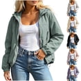 Stamzod Jackets for Women Summer Long Sleeve Sun Protection Jacket with ...