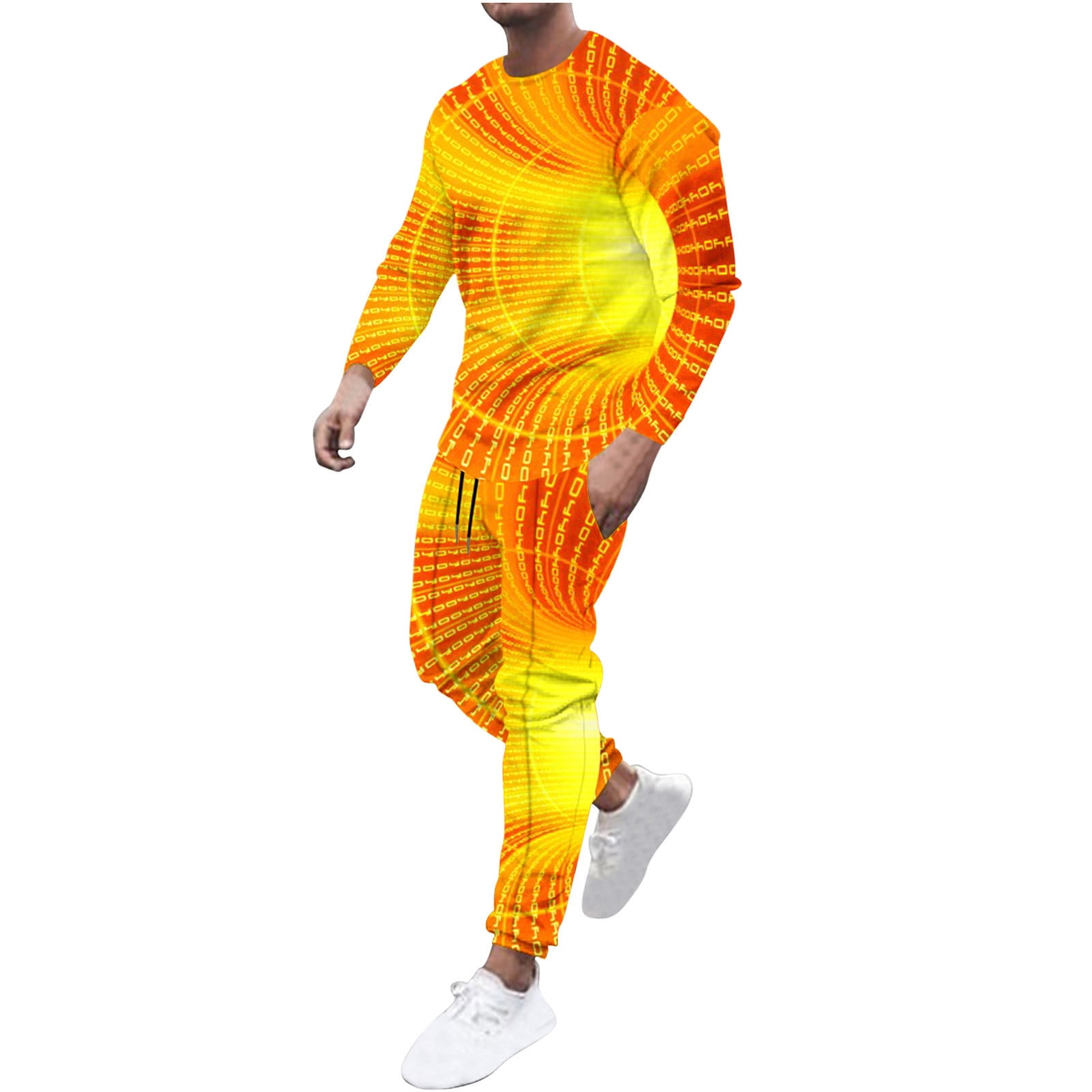 Stamzod Men's Tracksuit New Style Fashion Digital Print 2 Piece ...