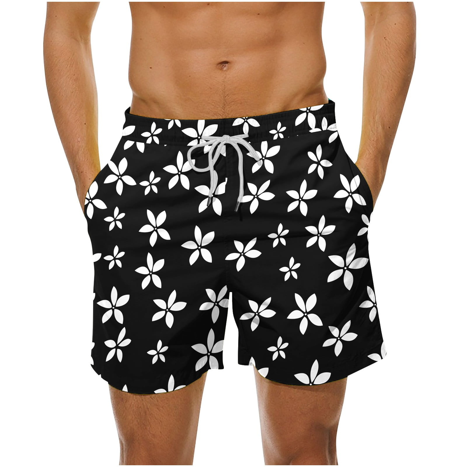 Summer Savings! Stamzod Mens Swim Trunks Clearance Plus Size Vintage ...