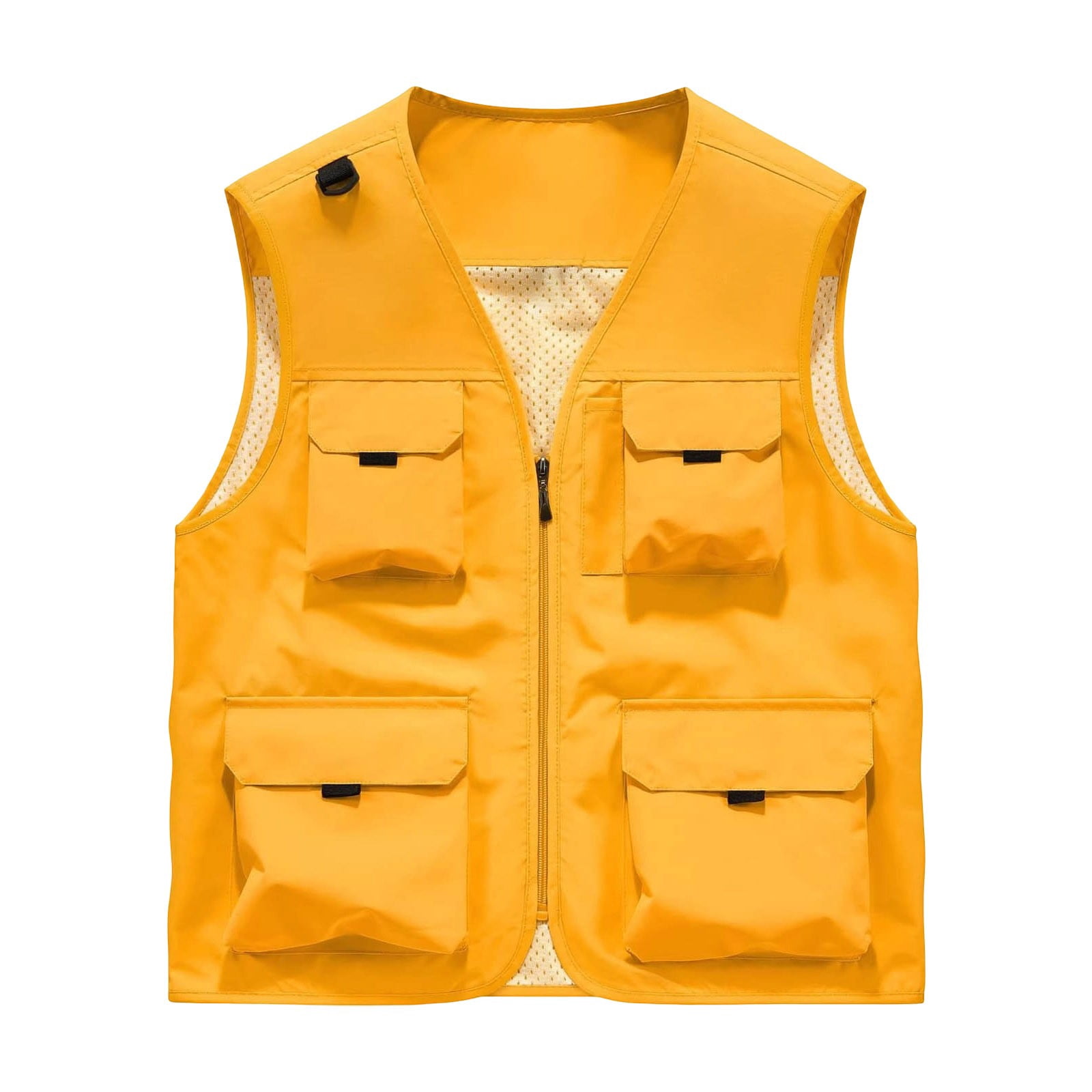 Stamzod Mens Vests Casual Lightweight Outdoor Cargo Vest Jacket for ...