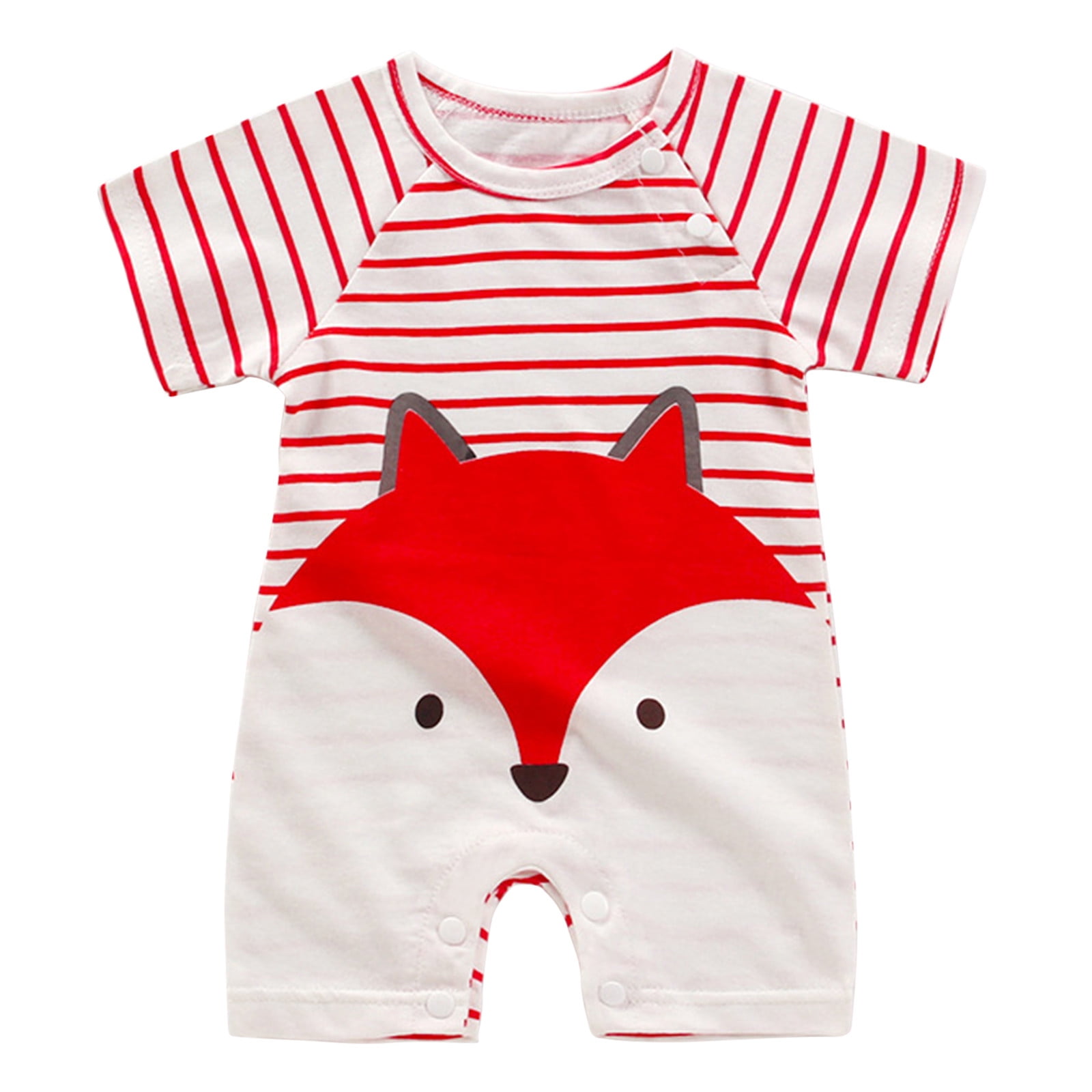 Stamzod Newborn Baby Clothes Girl Boy 100% Cotton Jumpsuit Summer Short Sleeve Romper 0-15 Month ...