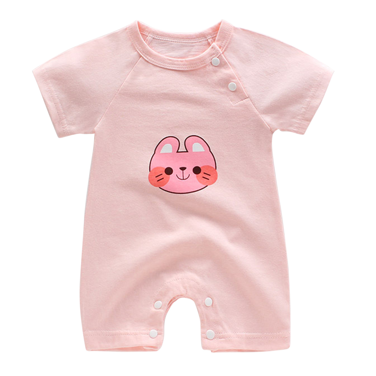 Stamzod Newborn Baby Clothes Girl Boy 100% Cotton Jumpsuit Summer Short Sleeve Romper 0-15 Month ...