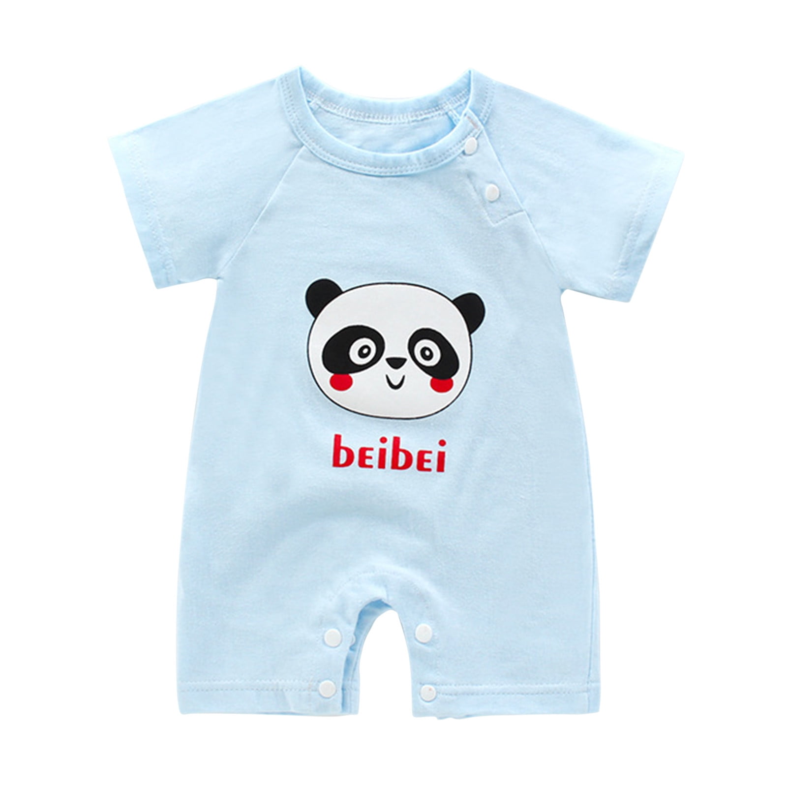 Stamzod Newborn Baby Clothes Girl Boy 100% Cotton Jumpsuit Summer Short Sleeve Romper 0-15 Month ...