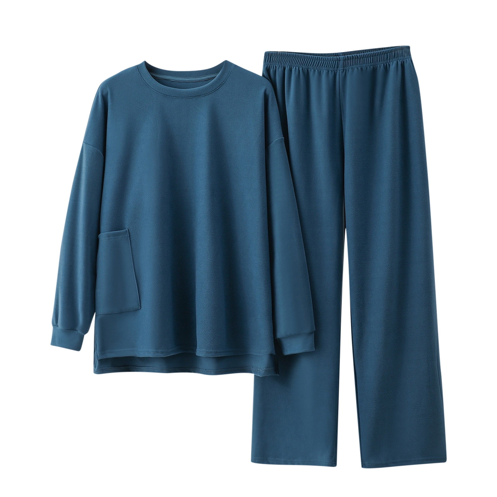 Stamzod Plus Size Women Two Piece Outfits Sweatsuit Set Oversized ...