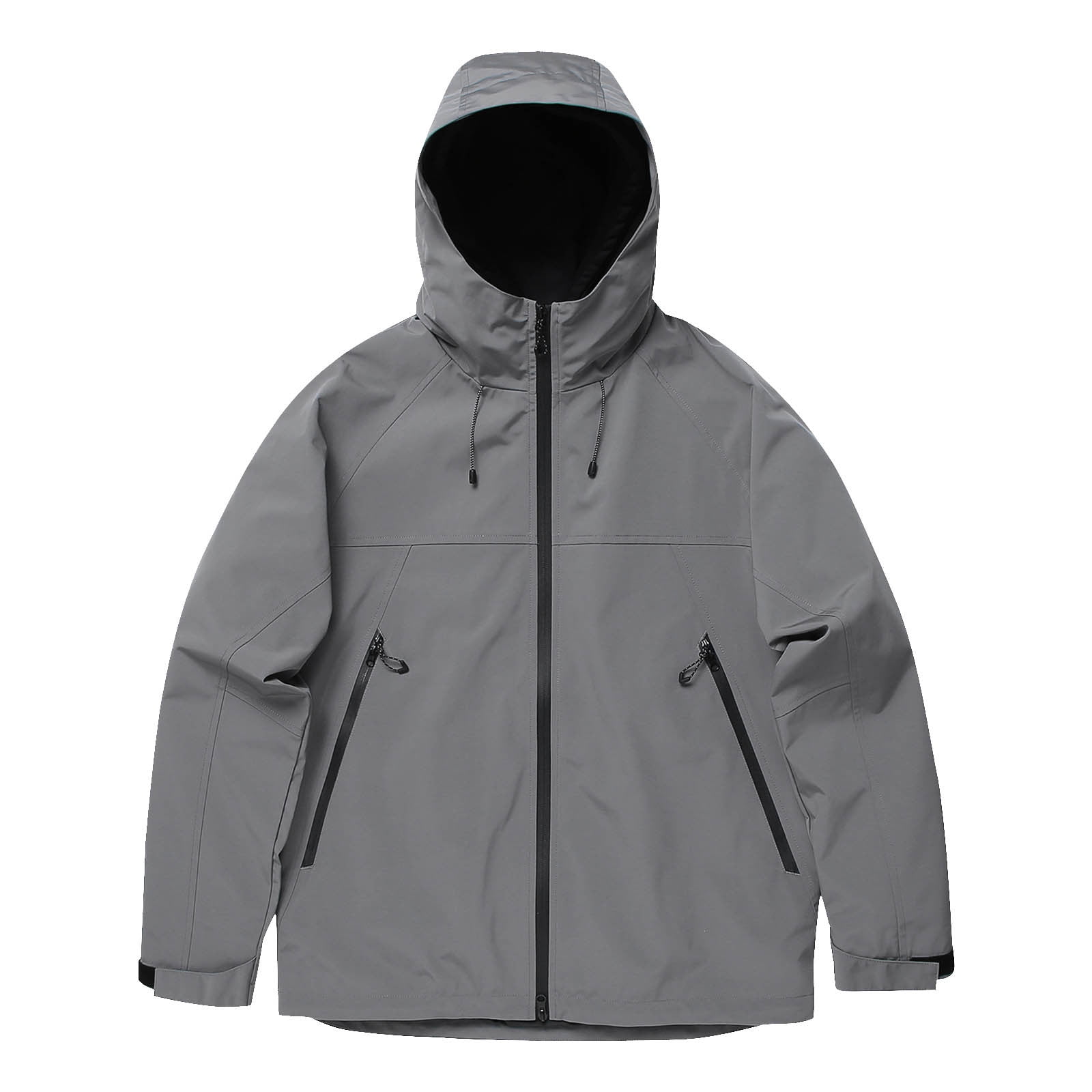 Stamzod Rain Coats for Men Solid Color Long Sleeve Waterproof Rain ...