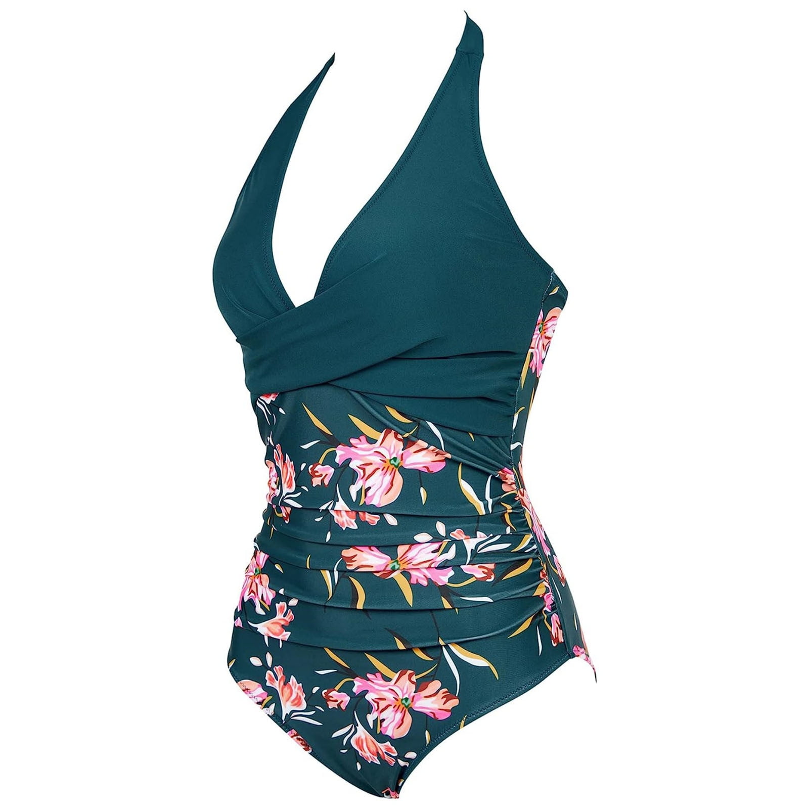 Stamzod Sexy Tankini Bathing Suits For Women Deep Deep V Neck Vintage