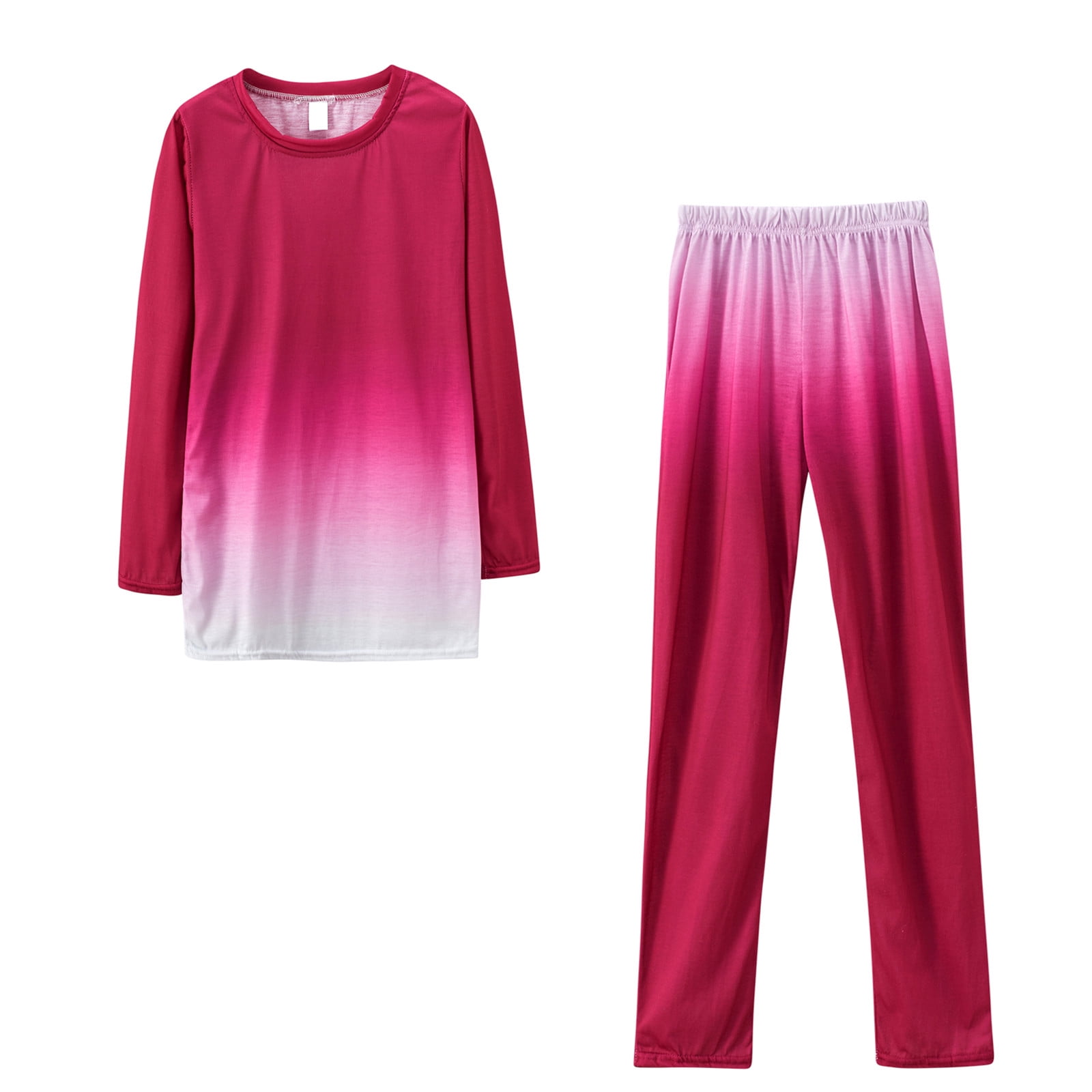 Stamzod Thicken Warm Flannel Women Pajamas Set Clearance Tie-Dyed ...