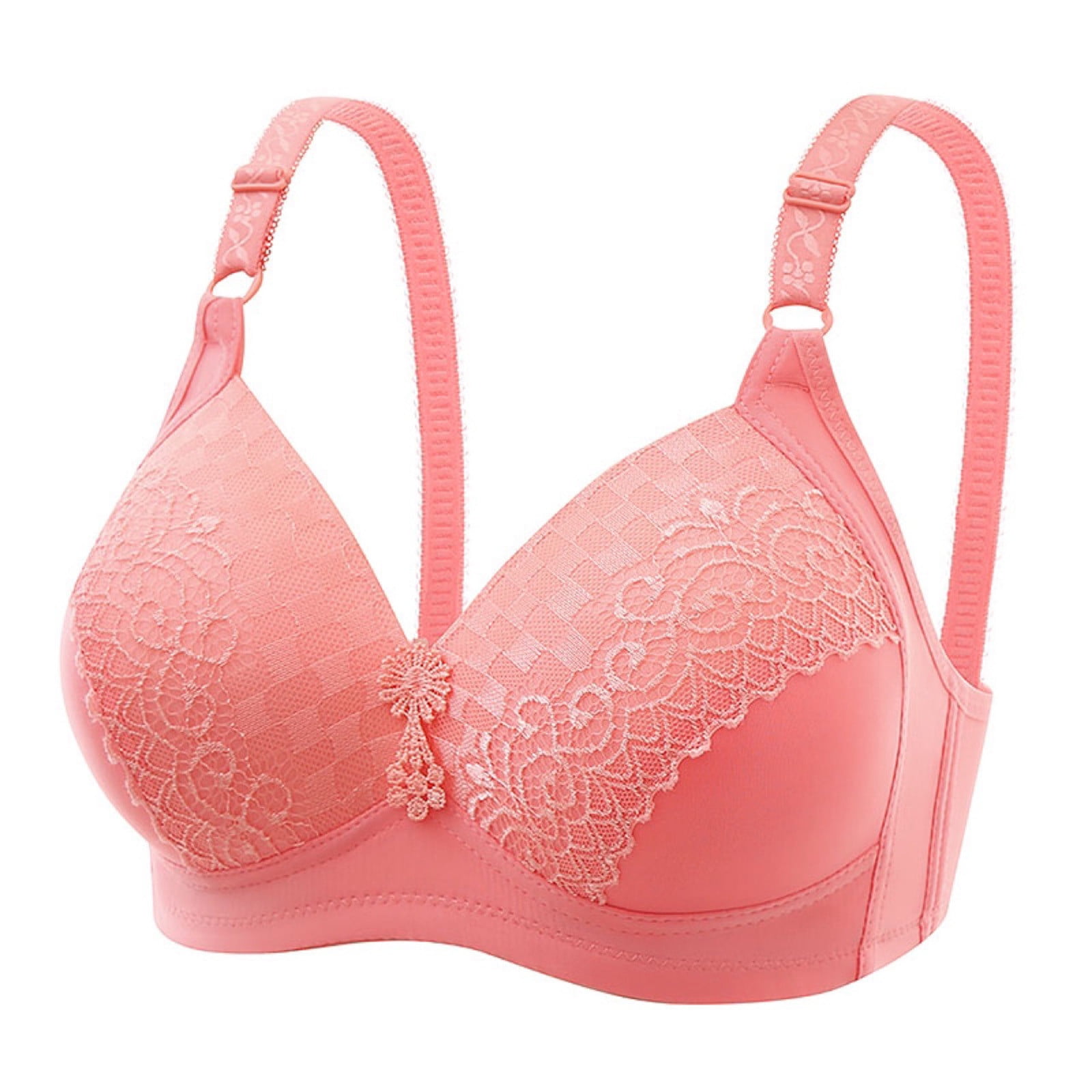 Stamzod Womens Daily Bras Push Up Wireless Comfort Lace Breathable Bra ...