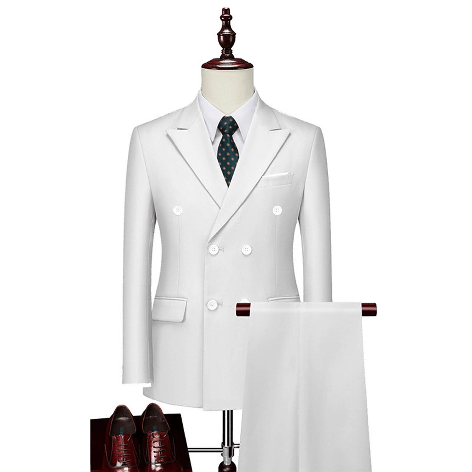 Stamzod formal Classic Suits for Men Long Sleeve Black Suit and Flat ...