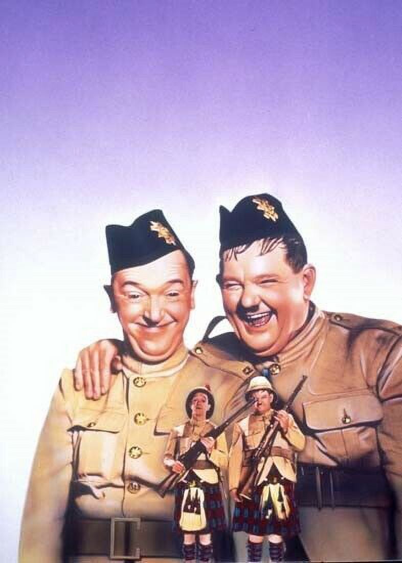 Stan Laurel & Oliver Hardy smiling portrait Bonnie Scotland 5x7 inch ...