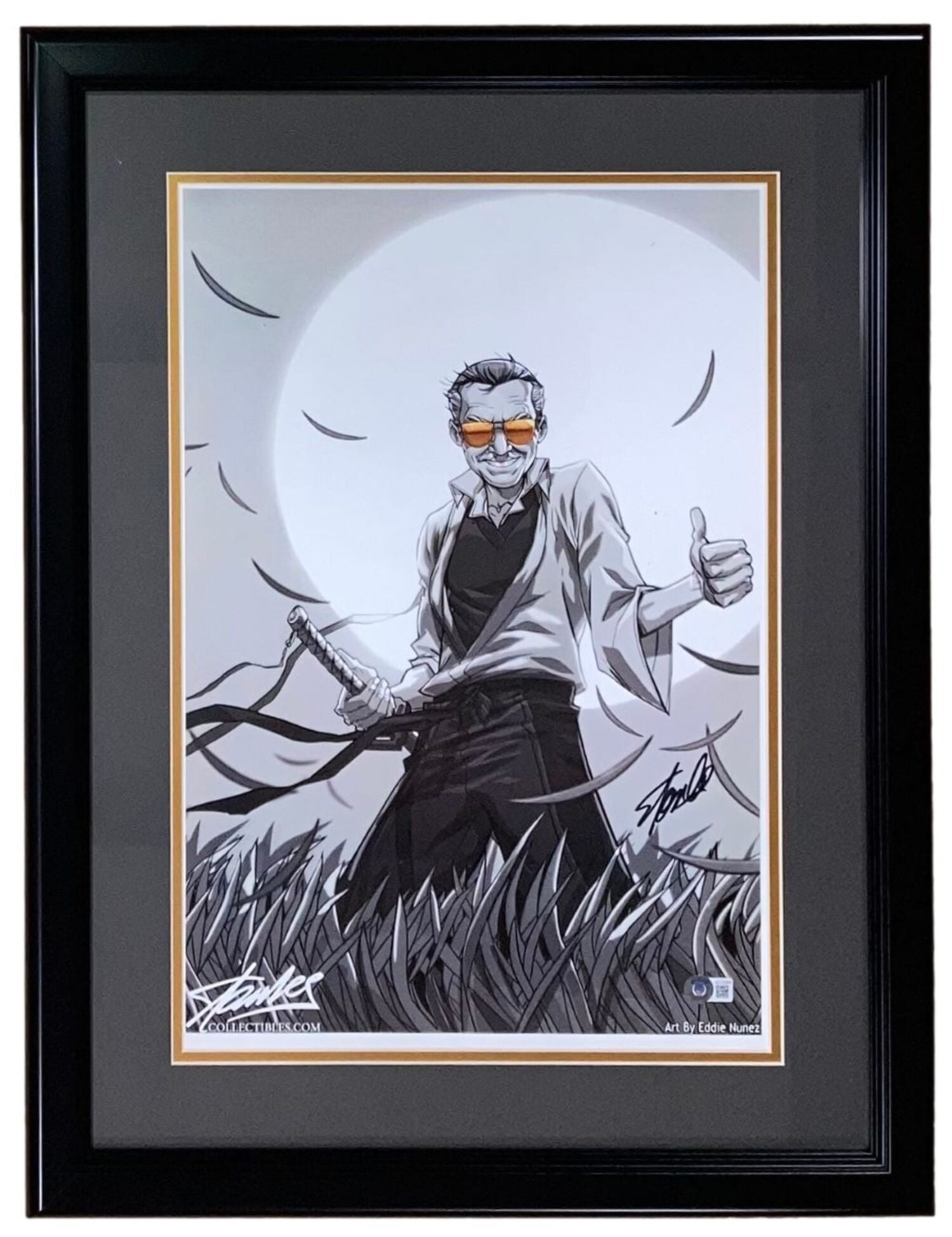 Stan Lee Signed Framed 13x19 Eddie Nunez Photo BAS LOA - Walmart.com